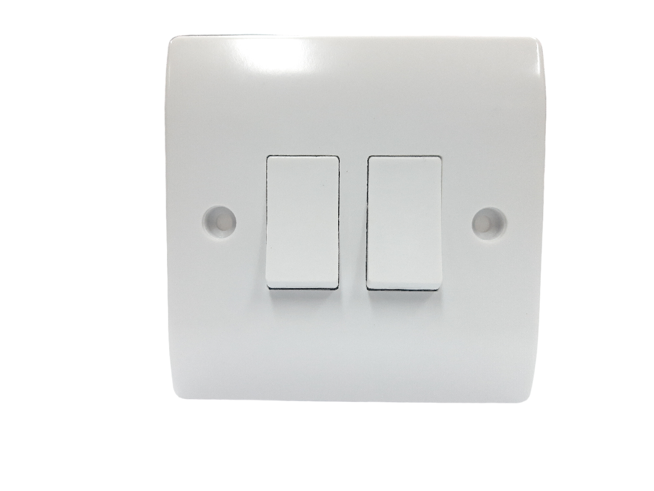 Luxzony PVC Switch 10A 2G 2W